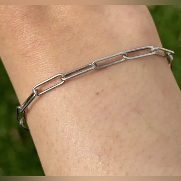 Jewelry | Unisex 925 Sterling Silver Link Chain Bracelet 8 Inch Gift ...
